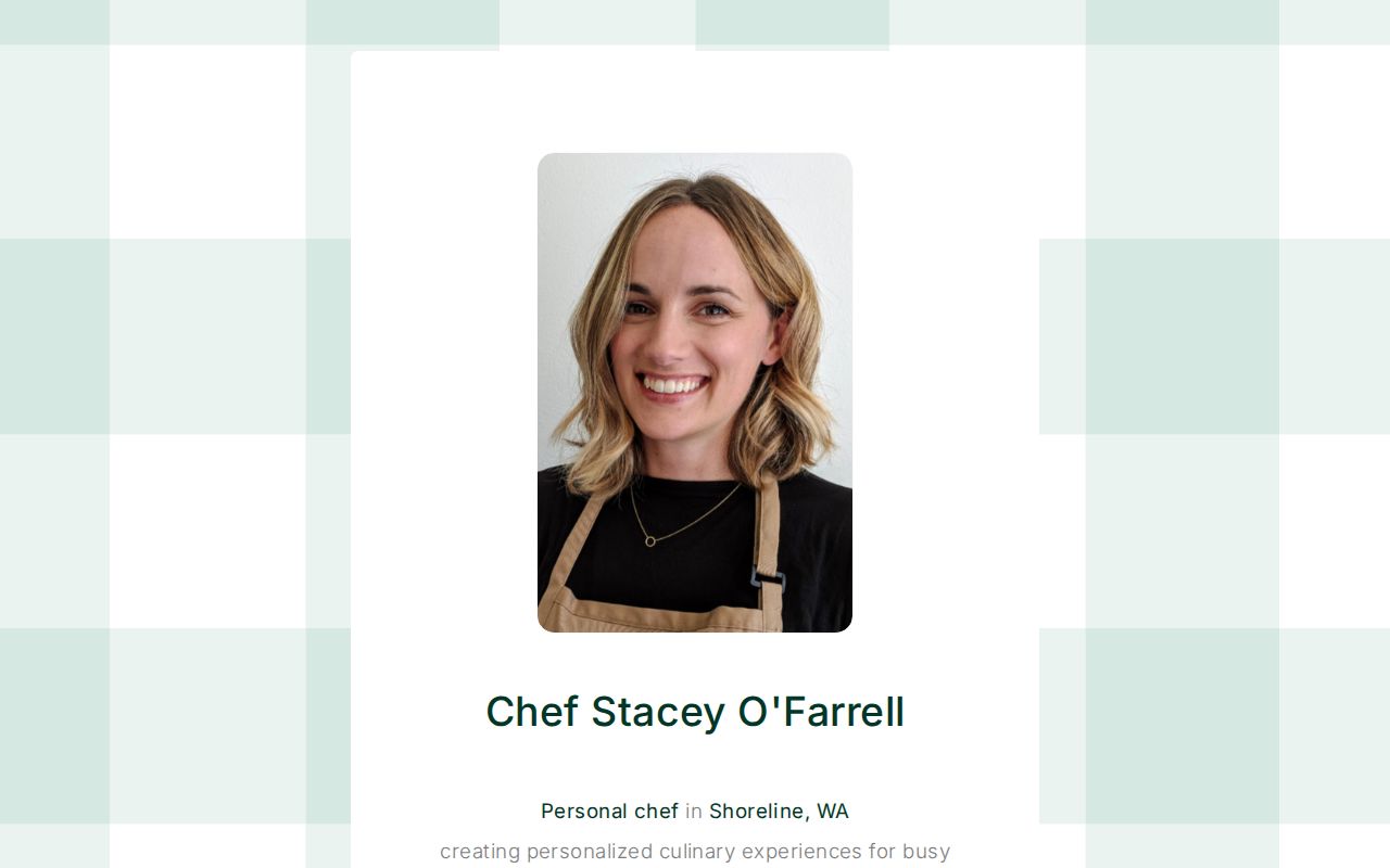 Chef Stacey O'Farrell